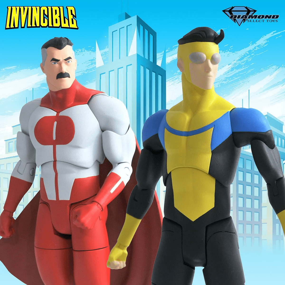Invincible Series Invincible & Omni-Man Action Figures