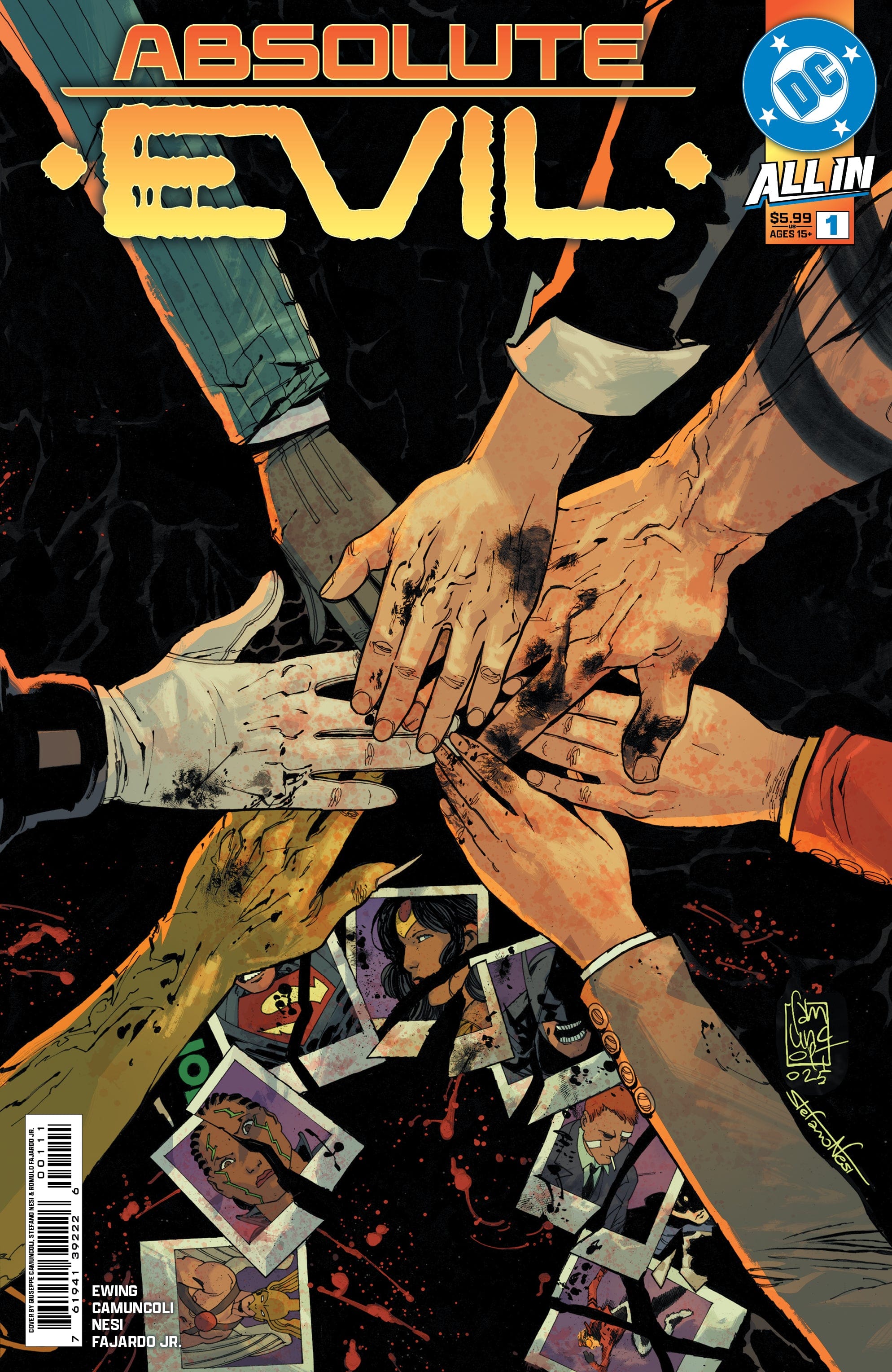 Absolute Evil #1 Cover A Giussepe Camuncoli & Stefano Nesi First Print