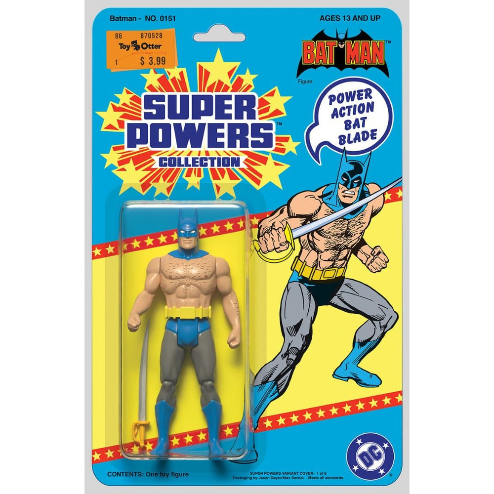 DC Super Powers Card Stock Variant Complete Set Of 8 Comic Books