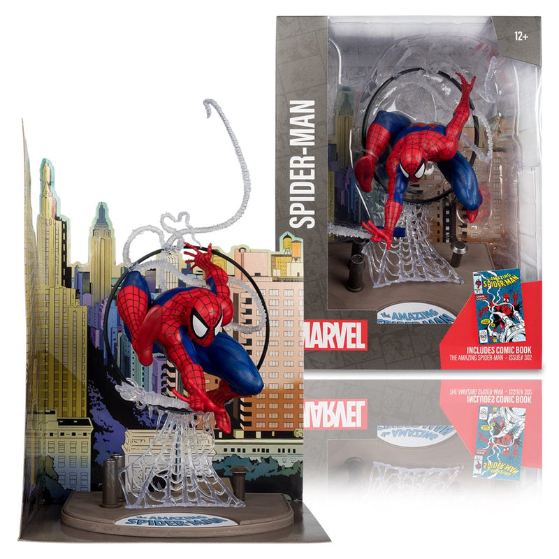 Spider-Man The Amazing Spider-Man #301 1:6th Scale Posed Figure with S